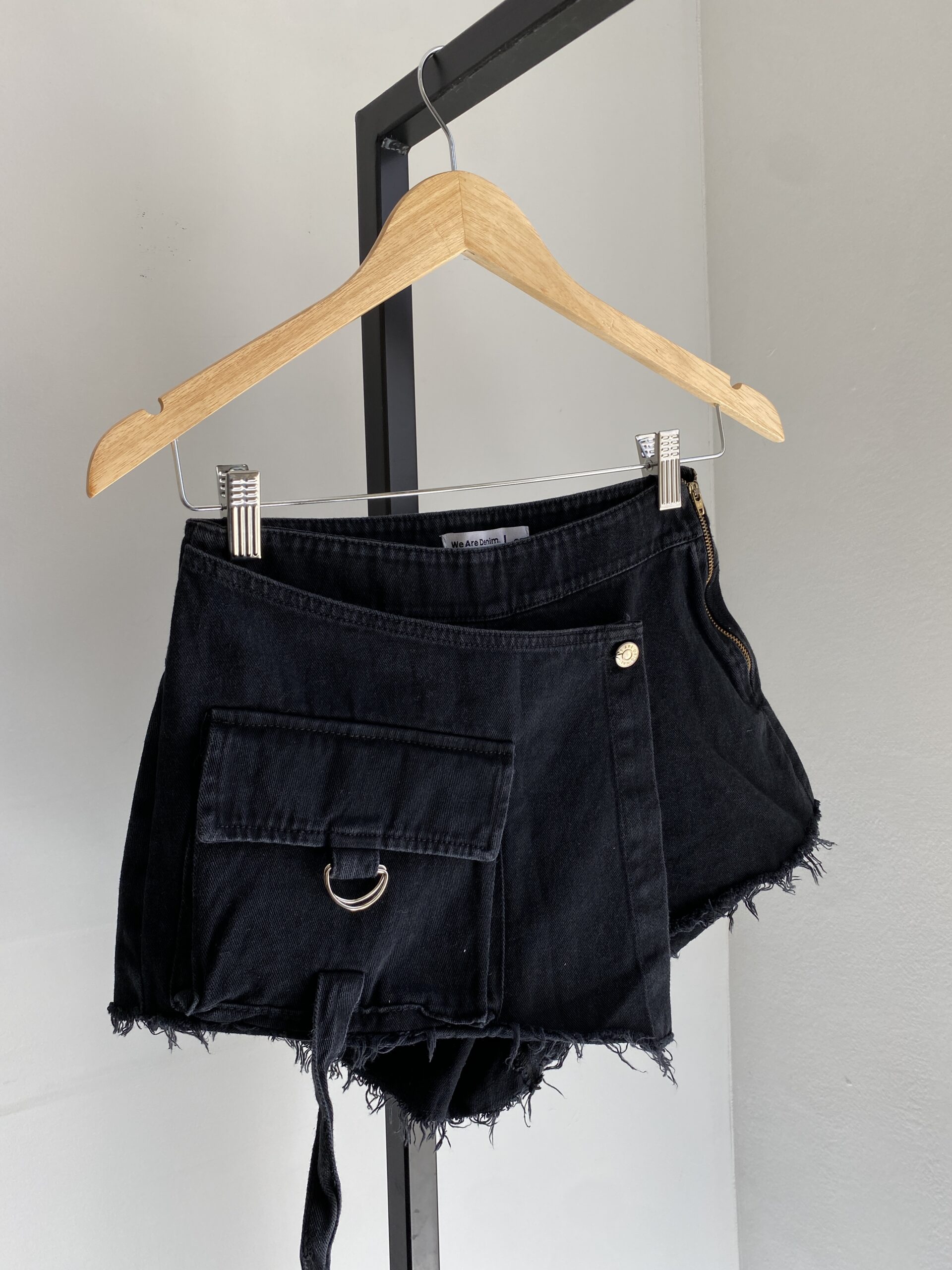 Pollera pantalón lena negra